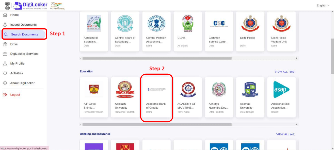 ABC ID Card - Login, Create, Download pdf @ Digilocker | abc.gov.in